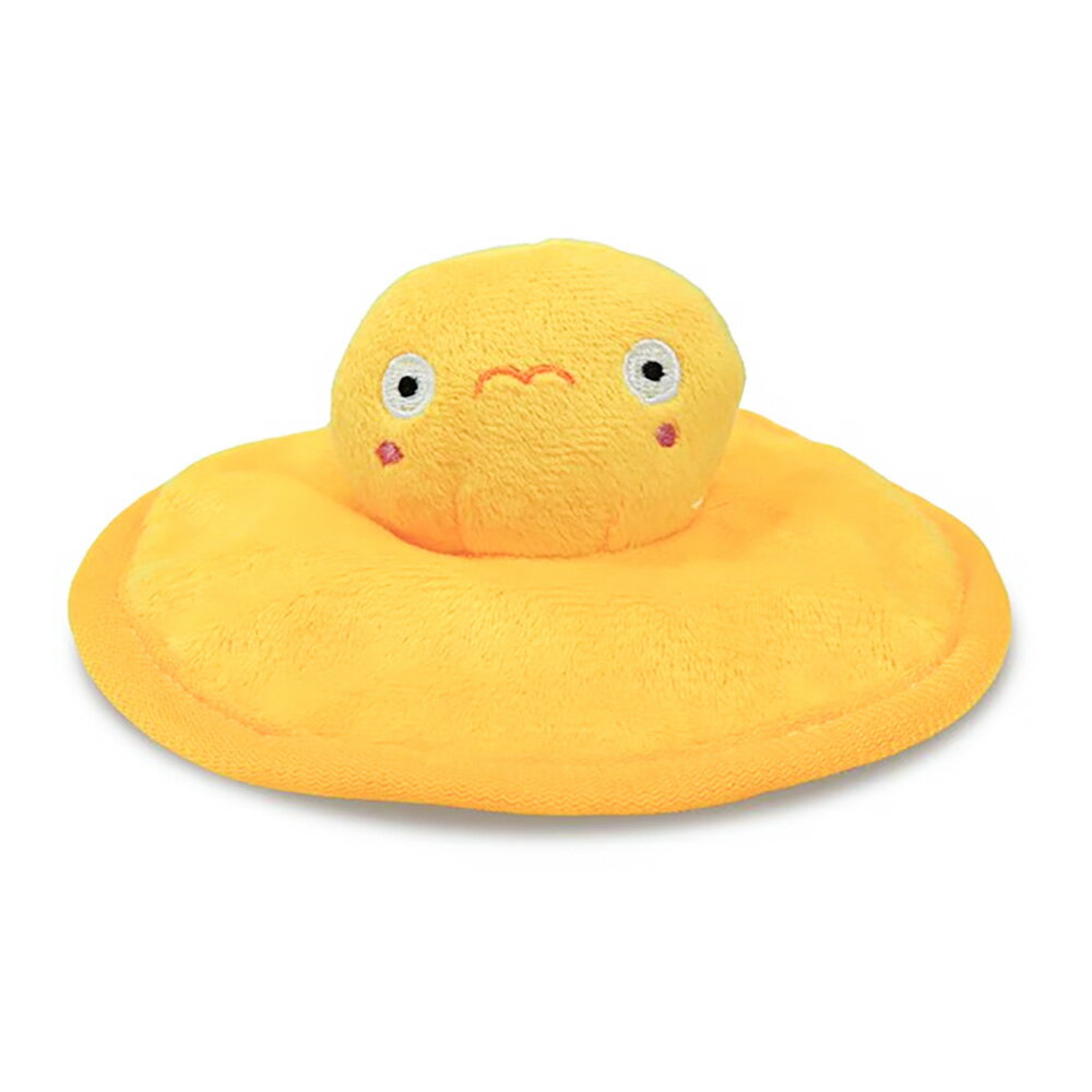 メーカー：ペッツルートぴゅーんっと飛ばして！UFOキャッチ！ペッツルート　UFOキャッチ　TOY　マーメル対象超小型犬・小型犬特長●笛とパリパリフィルムの2つの音で噛んでも振っても楽しく遊べるワンちゃん用おもちゃです。 ●よく飛ぶ形状でふわ...