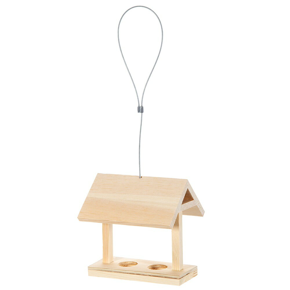 メーカー：ペッズイシバシ品番：28292小さな訪問者達へおもてなし！クオリス　野鳥の餌台　ゼリー用フィーダー対象鳥特長●吊り下げワイヤー付き・木製の野鳥の餌台です。●お庭や、ベランダなどで野鳥とのふれあいを深めることができます。数量1個材質...