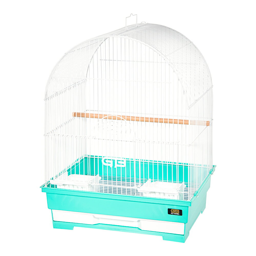 メーカー：ジービーシンプルな鳥用ケージセット！ジービー　鳥かご　365−A　アーチ　ホワイト×グリーン対象セキセイインコ、マメルリハ、文鳥、コザクラインコ、ボタンインコ、ビセイインコ、アキクサインコ、サザナミインコなど、小型インコ・オウム、...