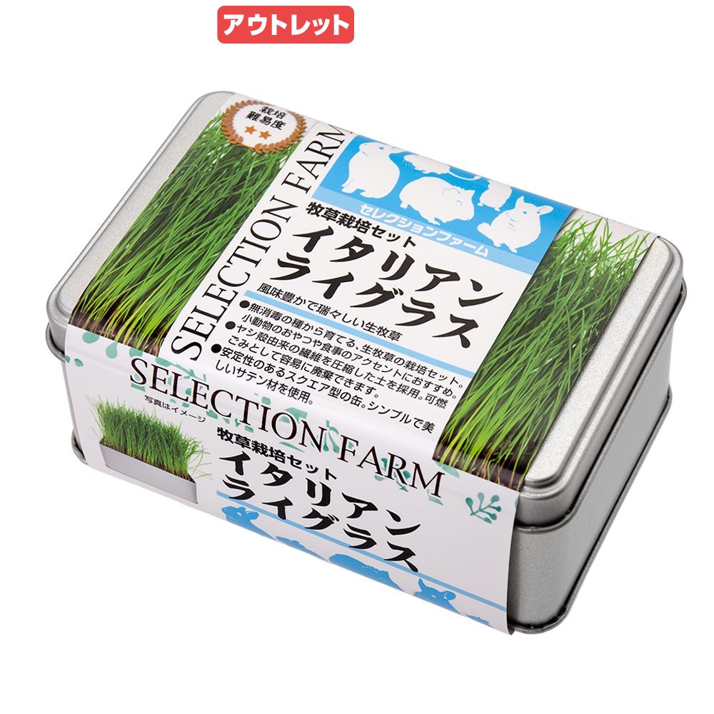 メーカー：イースターアウトレット理由消費期限2026年03月31日のためアウトレット価格になっております。風味豊かで瑞々しい生牧草！イースター　セレクションファーム　牧草栽培セット　イタリアンライグラス対象草食小動物特長●無消毒の種から牧草...