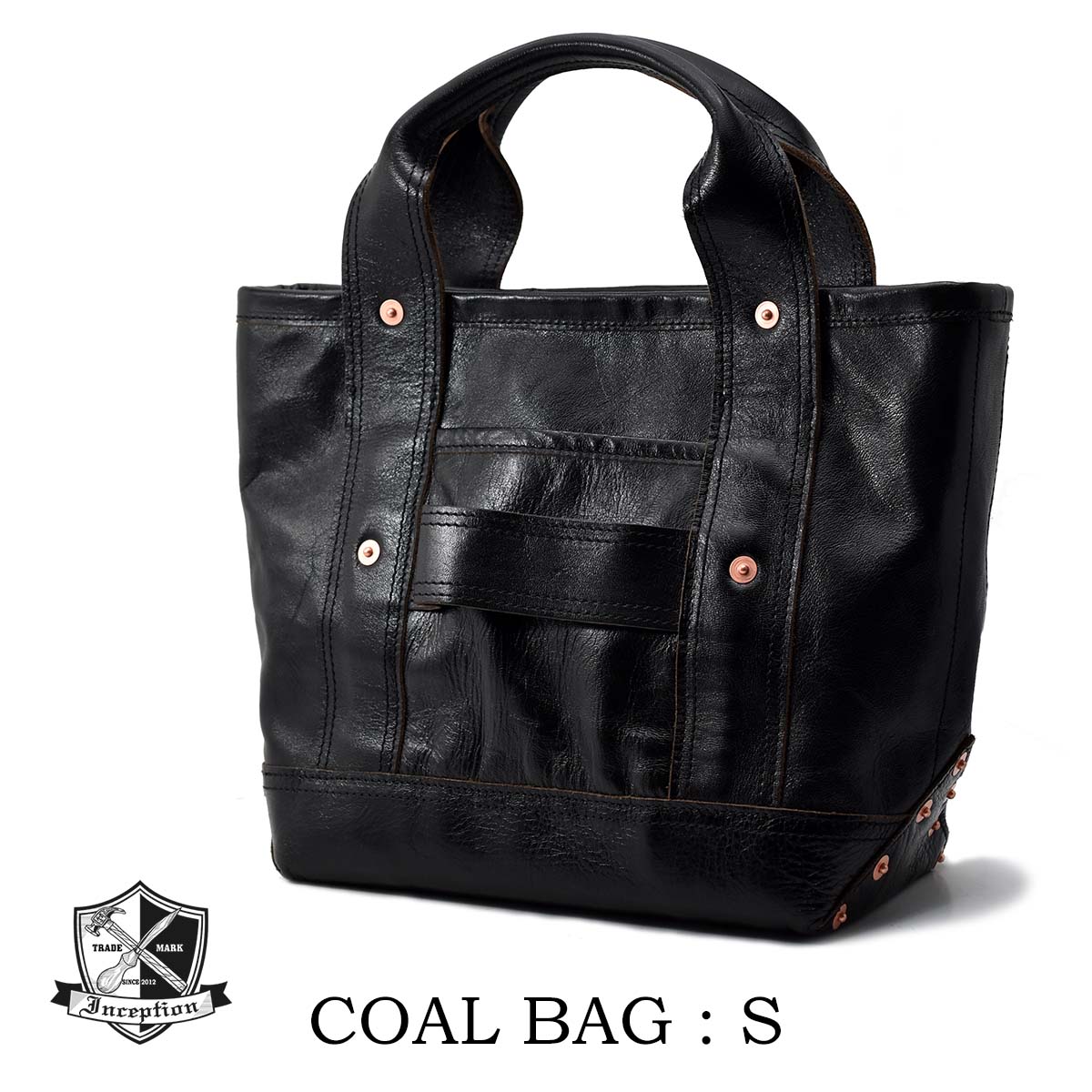 ■商品説明 ■品名：コールバッグ スモール ■LOT：IPHSB-17 ■素材： ホースハイド/馬革【茶芯レザー】 8号帆布（キャンバス生地） ■サイズ：約W30cm×H22cm×D12cm ■金具：真鍮、銅リベット ■収納： 外：フリーポ...