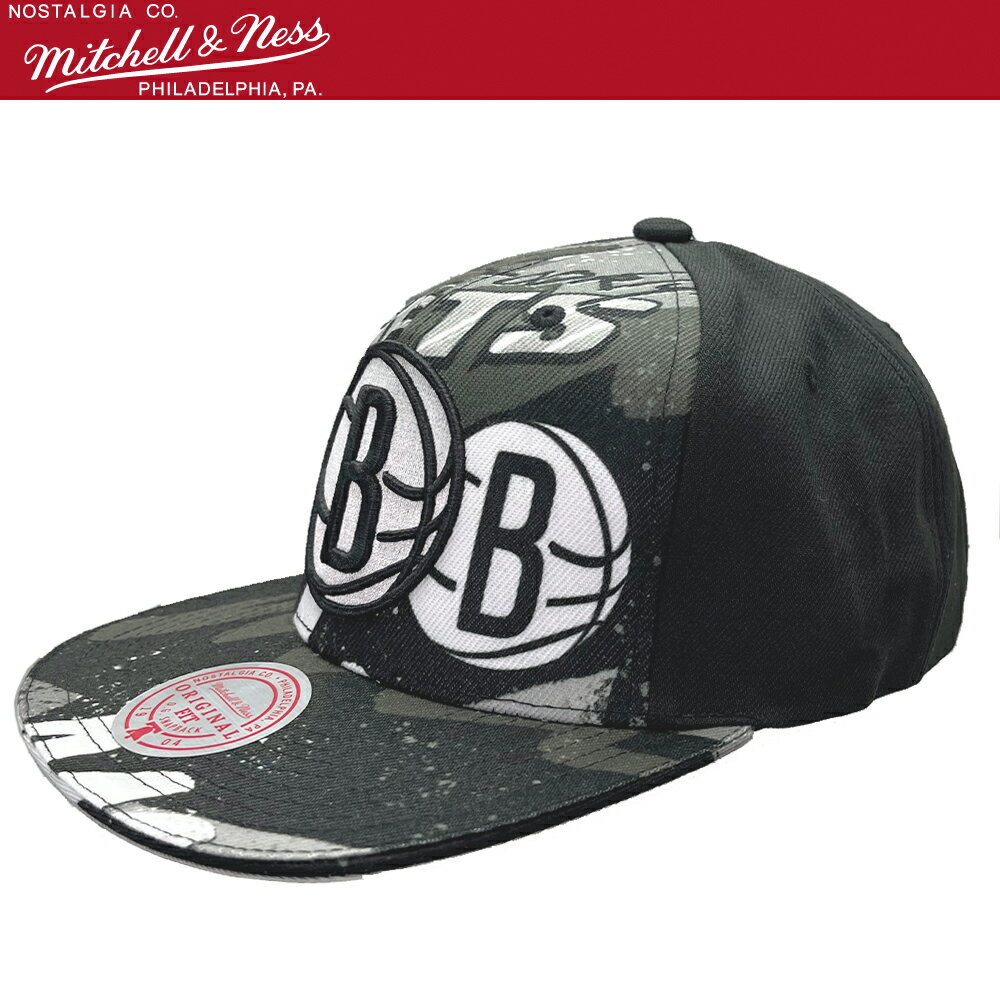 商品情報ブランド名Mitchell & Ness(ミッチェルアンドネス) 商品名NBA BROOKLYN NETS SNAPBACK CAPアイテムキャップカラーGrey/Blackサイズスナップバックで56-61cm 前後のサイズ調整が可...