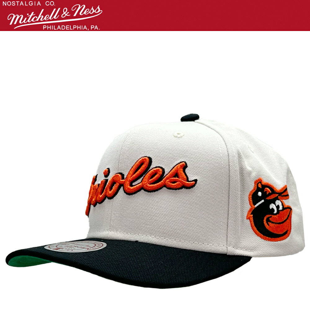 商品情報ブランド名Mitchell & Ness(ミッチェルアンドネス) 商品名MLB BALTIMORE ORIOLES SNAPBACK CAPアイテムキャップカラーOff White/Black サイズスナップバックで56-61cm ...