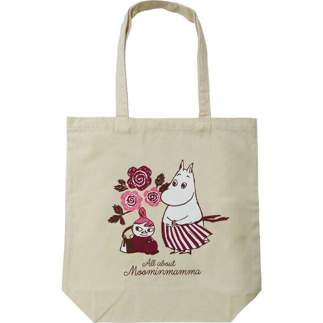 ムーミンママが家や家族を思いまながら描くローズをデザインで表現したシリーズ。ギフトや自分使いにもピッタリです！実寸サイズ:約W36?p×H34?p×D12?p■生産地：中国■素材・成分：素材：綿ムーミンママが家や家族を思いまながら描くローズ...