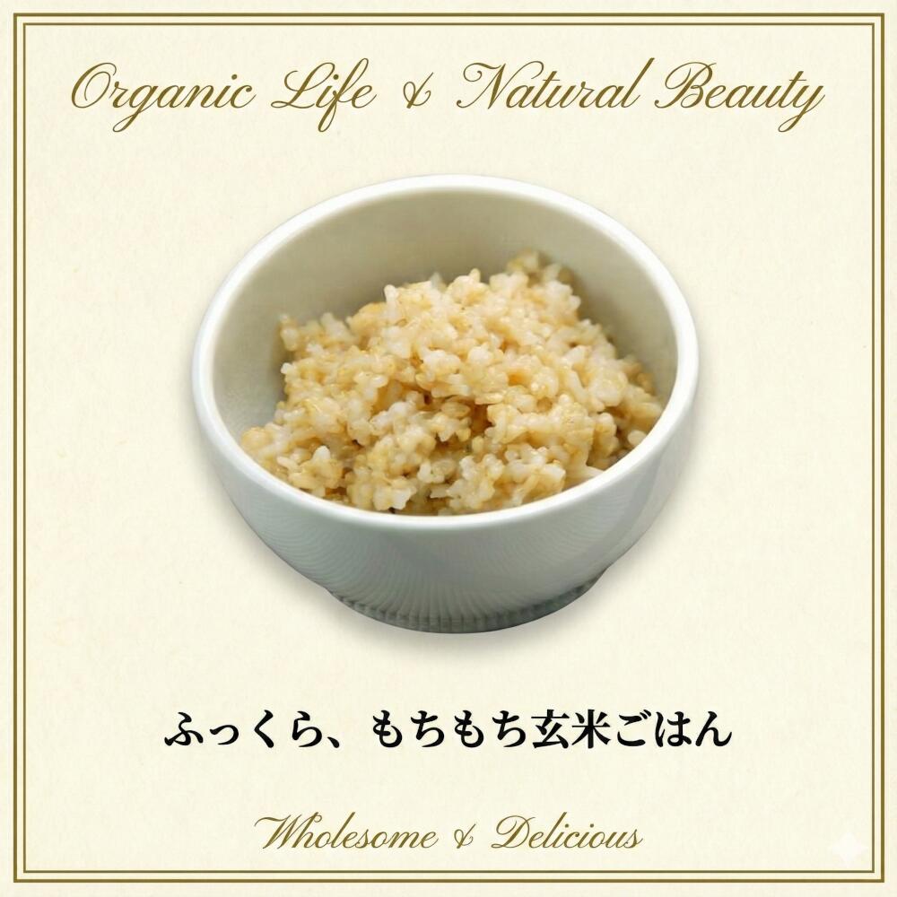 商品説明名称 レトルトご飯　玄米ごはん　プレーン 原材料名 玄米（有機JAS認定／秋田県）、食塩 内容量160g賞味期限別途商品ラベルに記載保存方法 直射日光を避け、常温で保存してください。販売者株式会社CHAYAマクロビフーズ東京都港区東...