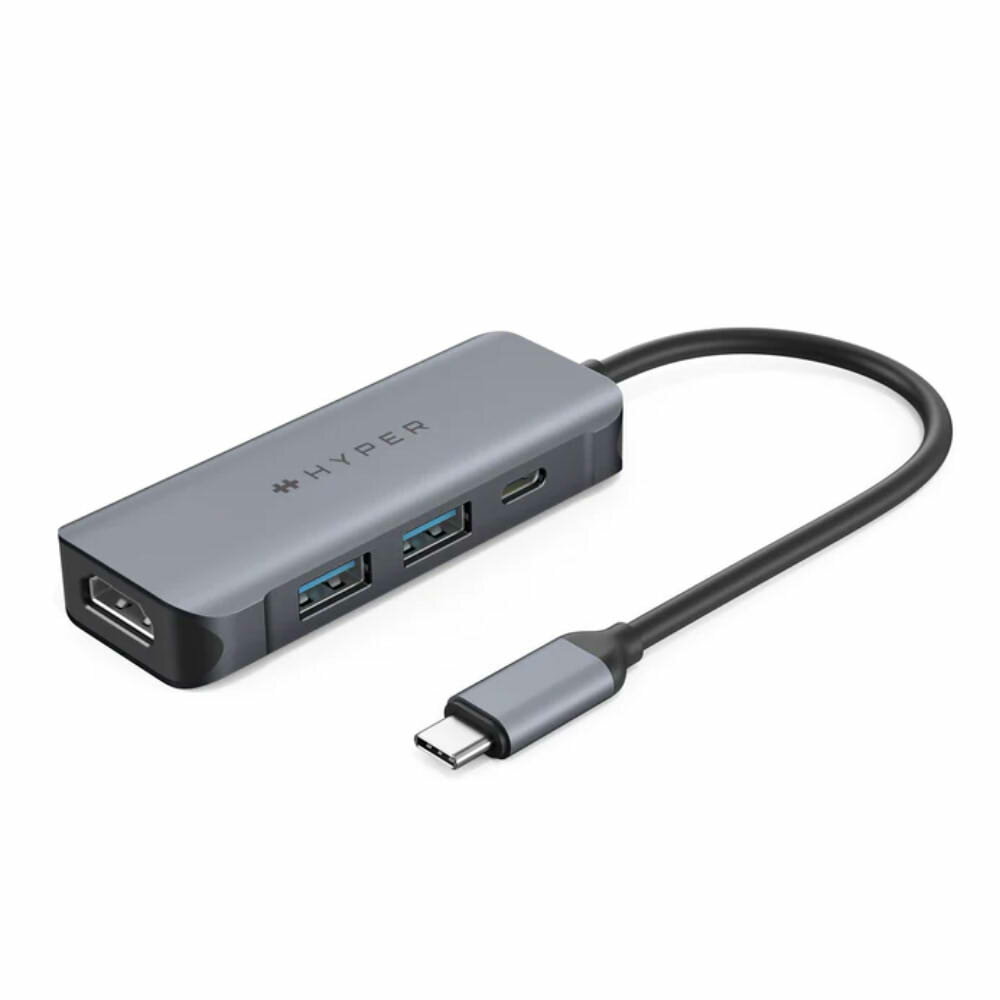 商品説明 メーカー名 Hyper(ハイパー) 商品名 HyperDrive 4-in-1 USB-C ハブ 仕様 タイプ: USB-C Hub サイズ：85×34×14mm 重量：45g 原産地: 中国 ●入力ポート ・USB-C ●ポート...