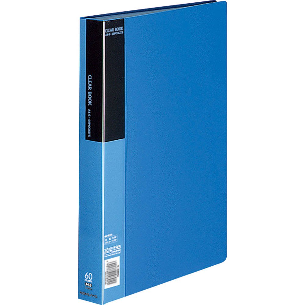 カラー：ブルー◆商品名：コクヨ ファイル クリアファイル ベーシック A4 60枚 青 ラ-B60B【寸法】 37×232×307mm【サイズ】 A4-S　【ポケット枚数】 60枚●ベーシックな固定式のクリヤーブックです。 ●ポケットは光の...