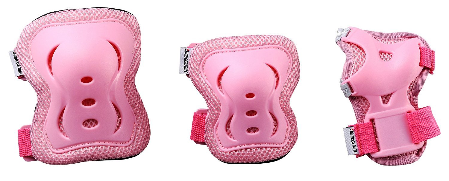 スタイル：a.単品◆商品名：ブリヂストン(BRIDGESTONE) キッズプロテクター 自転車 一輪車 子供 ピンク H3ーPAD.A P5724 B361002PK原産国:中国製品サイズ:(約)手/縦14×幅9cm、ひじ/縦11×幅9cm...