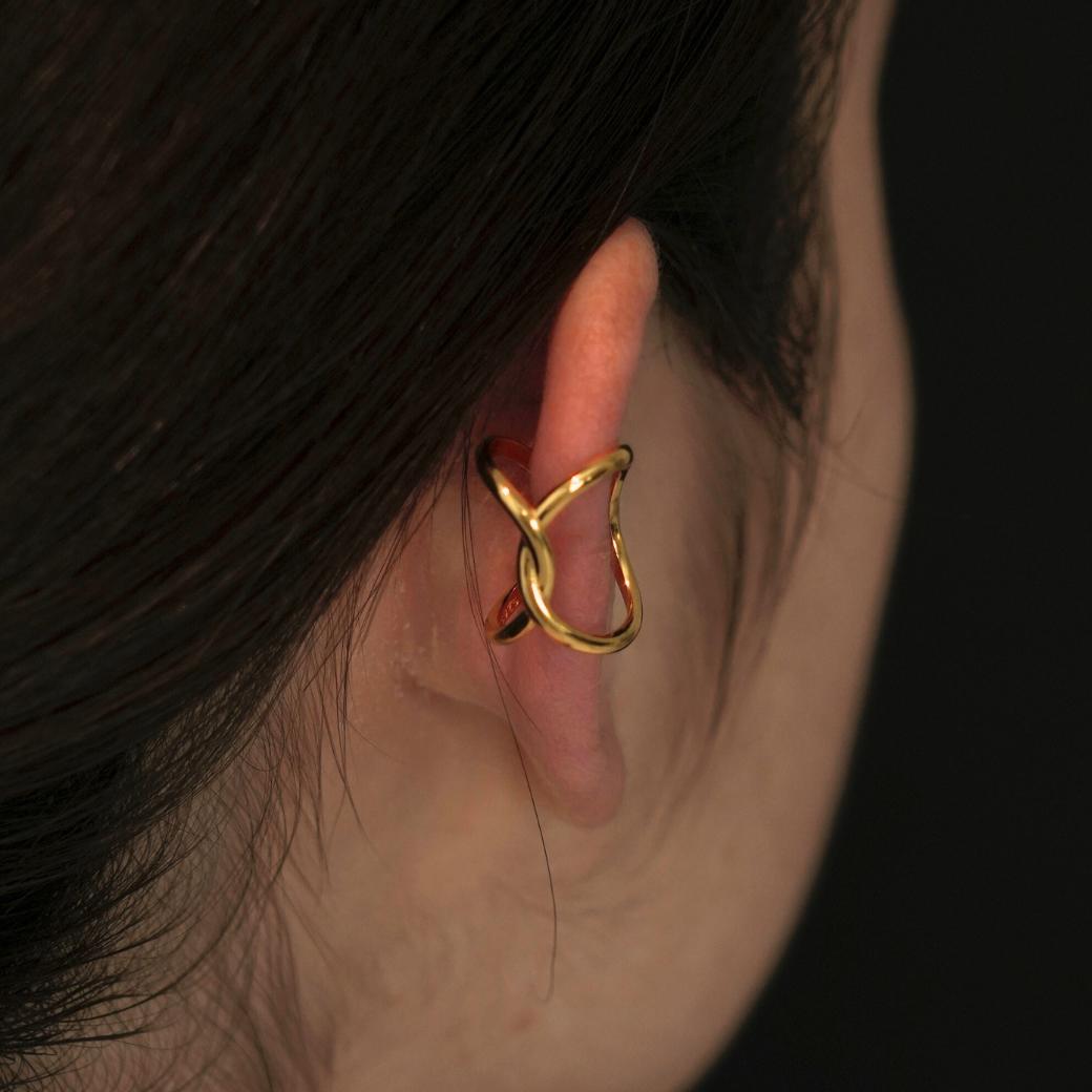 【 30%OFF 】3180円→2220円 イヤーカフ つけっぱなし アクセサリー おしゃれ シンプル オケージョン プレゼント 誕生日 結婚式 ファッション ゴールド シルバー silver925 s925 上品 人気 トレンド 流行 華...