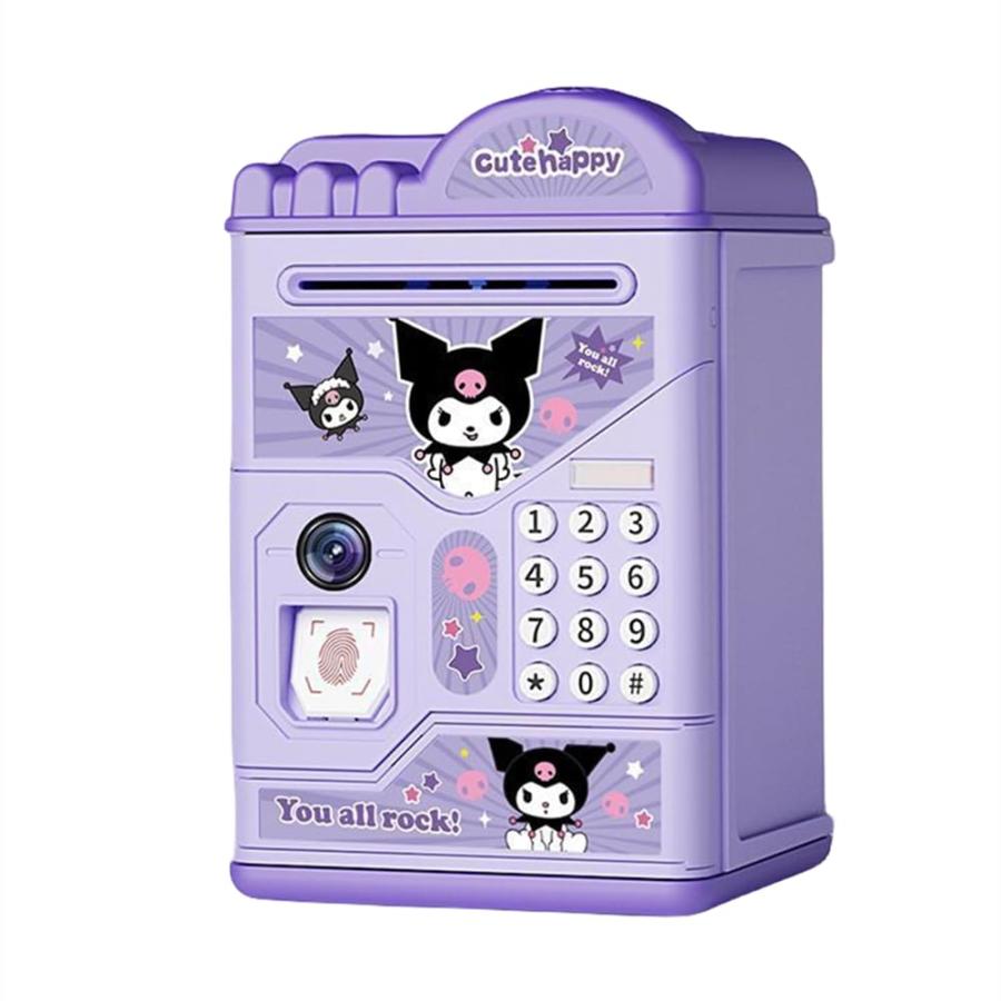 【高品質】プレミアムABS素材、BPAフリー、子供に安全、環境にやさしい素材で作られています。楽しみながら貯金ができる、お子様向け貯金箱です。4桁のパスワードでしっかり保管できますので、自分だけの特別な金庫を持った気分に浸れます。 （パスワ...