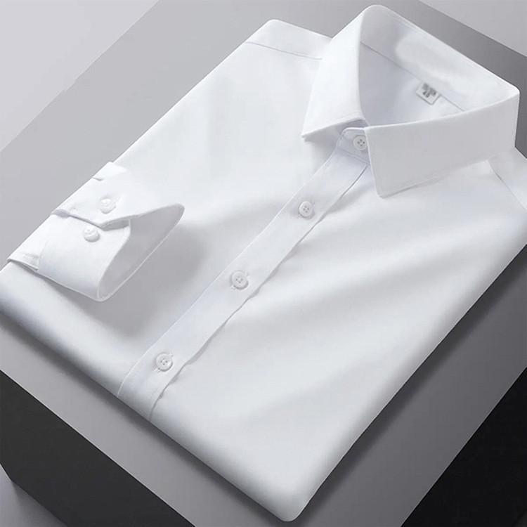 ■ 品名：メンズシャツ■ 素材：ポリエステル95%+エラストマー5%■ カラー：全7色■ サイズ：38-44nadeshikoの検索ワード：メンズシャツ　春　夏　秋　冬　シャツ　長袖　前開き　ビジネス　オフィス　通勤　トップス　カジュアル　...