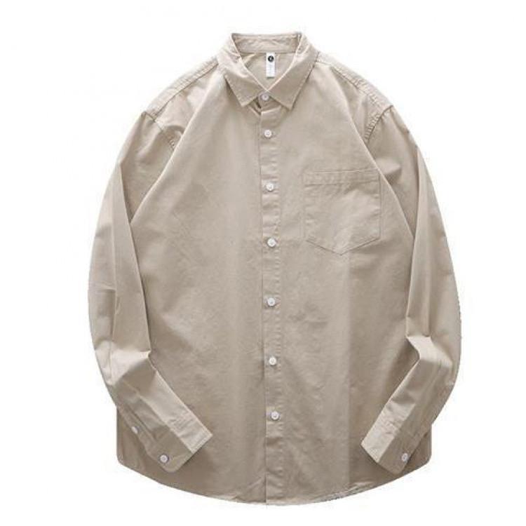 ■ 品名：メンズシャツ■ 素材：綿混紡■ カラー：全4色■ サイズ：M-3XLnadeshikoの検索ワード：メンズシャツ　春　夏　秋　冬　シャツ　長袖　前開き　ビジネス　オフィス　通勤　トップス　カジュアル　無地　ボタンダウン　チェック柄...
