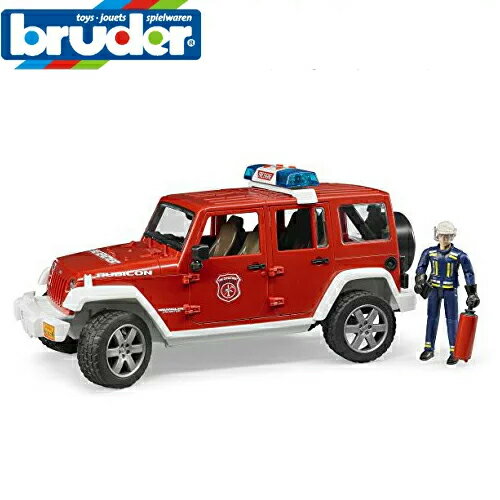 人気のJEEPジープラングラー　ルビコンの消防車！ 子供たちに大人気のはたらくのりものです！ サイレンやハンドル機能など細部に至るまで作り込まれた本格モデル！ 消防士フィギュア（人形）付きで様々な遊びが出来ます。 ■商品説明■ ハンドル操作...