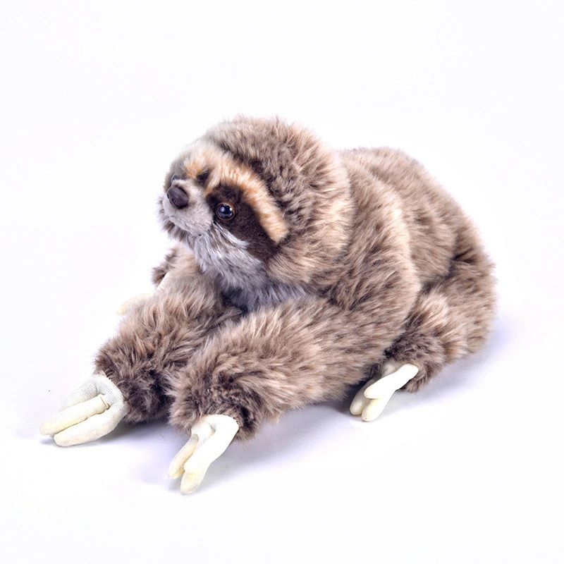 なまけもの ぬいぐるみ ナマケモノ リアルぬいぐるみ ぶら下がり 動物 アニマル もふもふ ぬいぐるみ 長さ35cm かわいい 知育トイ クリスマス 誕生日 プレゼント 新年 贈り物 ギフト 6歳以上 見てるだけで癒される♪ 素材：ポリエス...