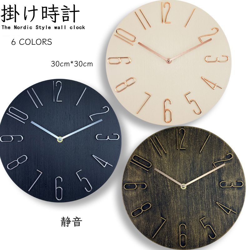 商品内容：壁掛け時計 素材: アクリル サイズ:30*30cm 表記寸法と実寸値の多少の誤差はご了承ください。 色：ホワイト、ブラック、ブルー、オレンジ、ゴールド、シルバー PC環境により実際のお色とは若干異なる場合がございます。 商品内容...