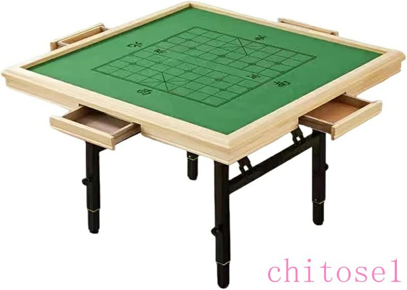 1.この麻雀卓は、木製でスタイリッシュなデザインが特徴です。カッコいい外観は、部屋のインテリアとしても楽しめます。 ? 2.カードゲーム、麻雀、ドミノ、ボードゲーム、ダイスゲームなどに最適です。 ? 3.この麻雀卓は、軽量な木製であり、折り...