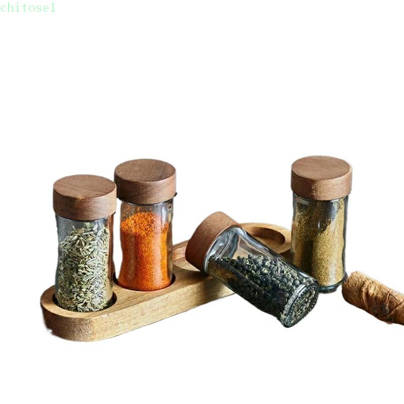 セット内容 調味料ボトル×4本 トレー×1 ビンの容量：90ml 材質 調味料ボトル：ガラス+天然木（アカシアの木） トレー：天然木（アカシアの木） お勧めポイント 調味料ポットの4点と木製のトレーがついている調味料入れセット！ シンプルな...