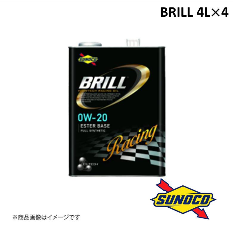 ■品番-■メーカーSUNOCO/スノコ■商品名BRILLシリーズ エンジンオイル■SAE粘度0W-20■容量4L×4■製品仕様FULL SYNTHETIC(エステルベース)■規格API：SM相当■商品説明エステル技術「ES-TECH」採用。...