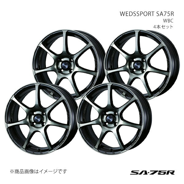 ■商品コード0073975×4■メーカーWEDS WHEEL/ウェッズホイール■ブランドWEDSSPORT ウェッズスポーツ■商品名WEDSSPORT SA75R ウェッズスポーツ エスエーナナゴーアール■製品アルミホイール(※タイヤは付属...