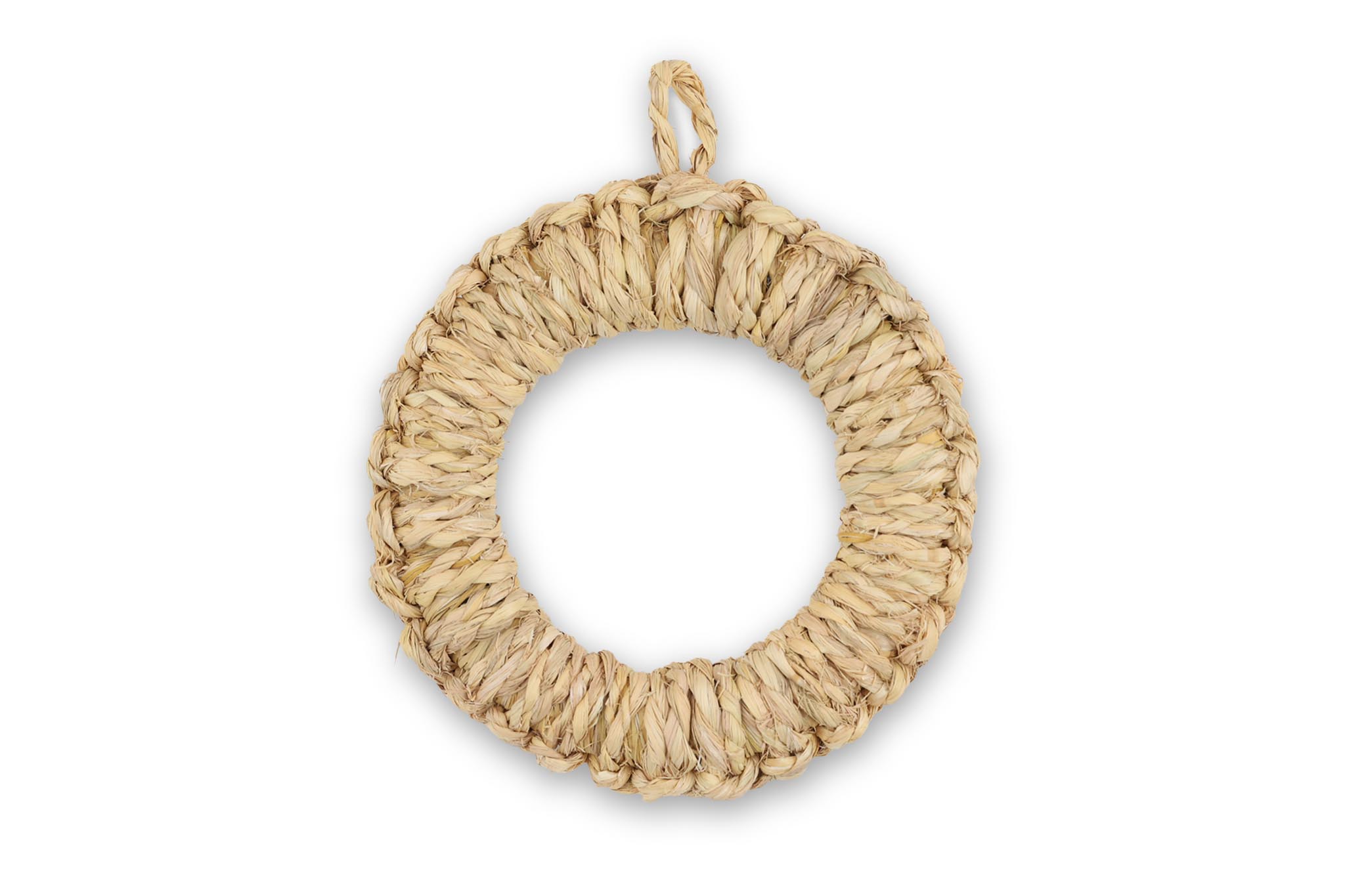 キャセロールやスキレット、ポットなどを置くと、とってもオシャレなドーナツ型鍋敷き。一つひとつ手編みで作られた、温かい風合いをお楽しみください。シンプルなデザインなので和にも洋にも使えるのが嬉しいところ。フックに引っ掛けてキッチンに吊るしてお...