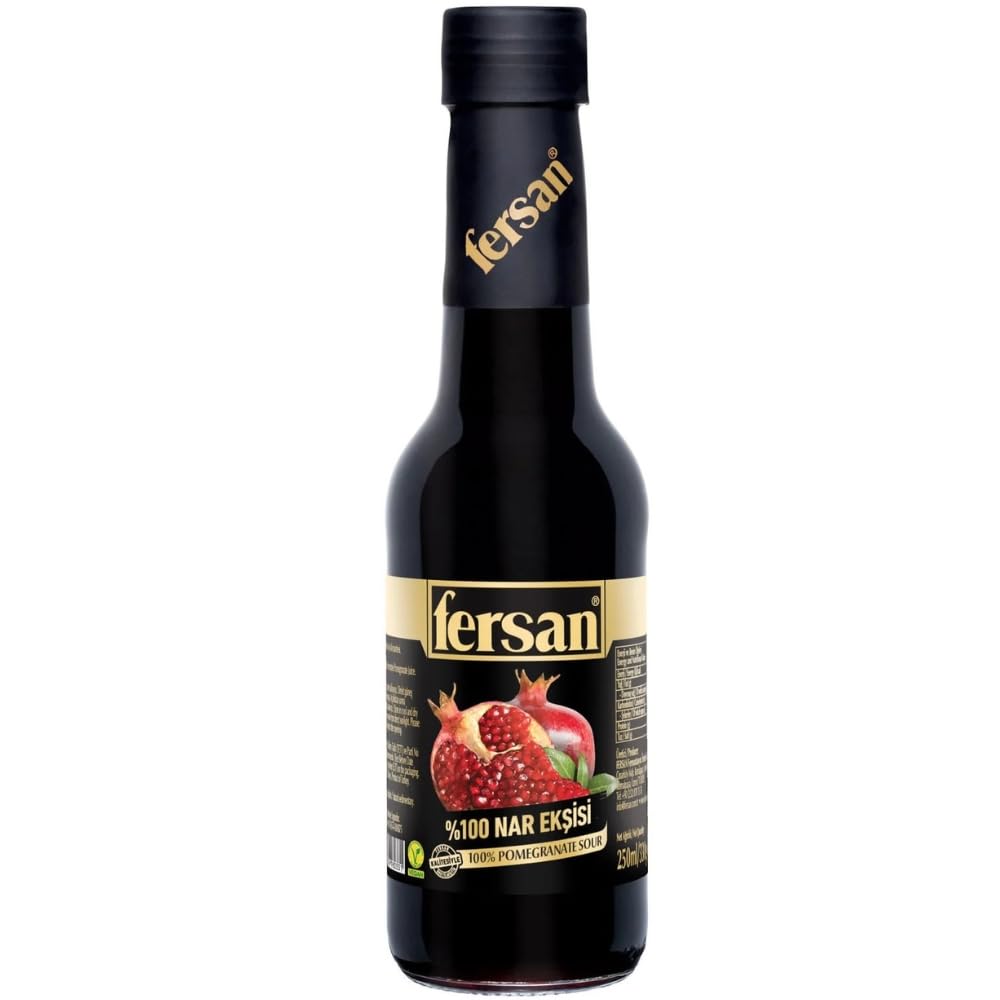 Fersan ザクロ濃縮液 330ml｜砂糖・保存料・添加物ゼロ｜トルコ産100% トルコ南部、太陽の恵みを受けた地で育ったざくろ。Fersan社は1970年代の創業以来、食酢・伝統産品の分野でトルコを代表するメーカーとして47年の実績を積...