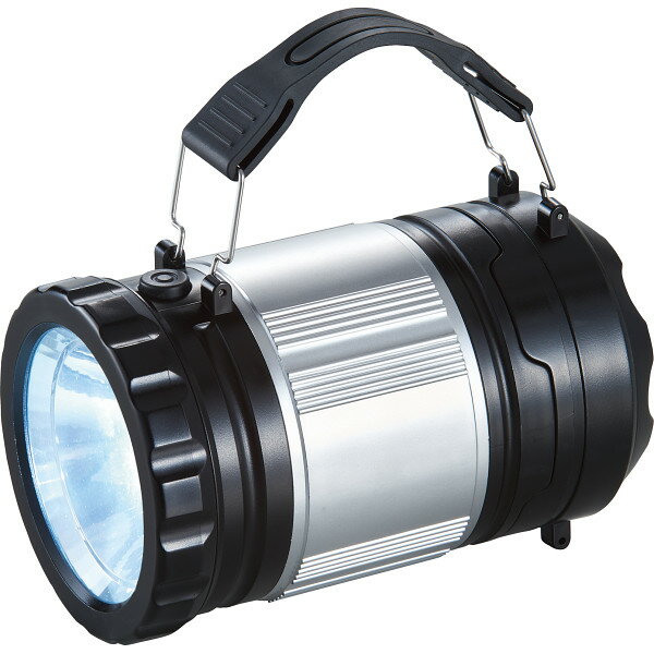 30個のLEDライトを使用したとても明るいランタン＆トーチです。 サイズ ●現品約8．5×8．5×14cm・本体重量＝約260g 材質 　●ABS樹脂 内容　 ●LED懐中ライト・LEDランタントーチ●単3乾電池3本使用（別売）　【化粧箱入...