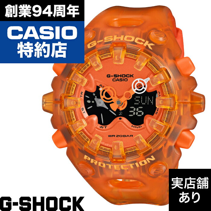 型番 GA-V01SKE-4AJF ケースサイズ（縦×横×厚さ） 49.1 × 58.2 × 19.6 mm 質量 74 g ケース・ベゼル材質 樹脂 バンド 樹脂バンド 構造 耐衝撃構造（ショックレジスト） 防水性 20気圧(水深 200...