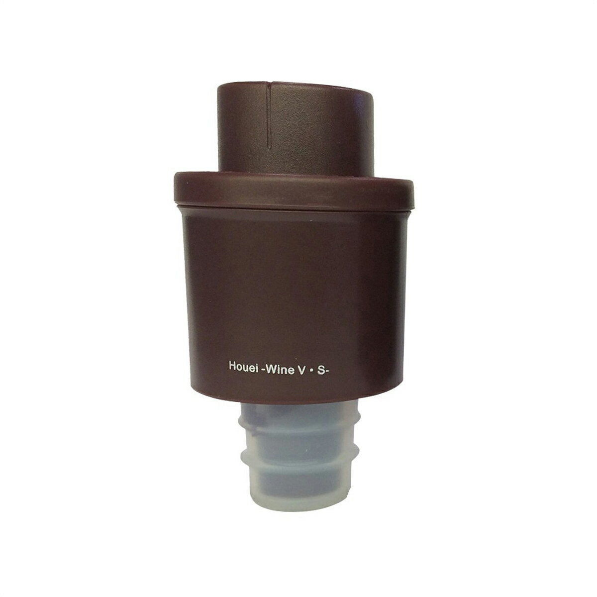 バキューム機能のついたワインストッパーです。ワインボトルに装着し、ボタンを数回押し込むことで、ボトル内の空気を抜き、ワインの鮮度を保ちます。国際基準に準拠したデザインで、ほとんどのワインボトルにフィットします。表面は高級感のあるシリコンコー...