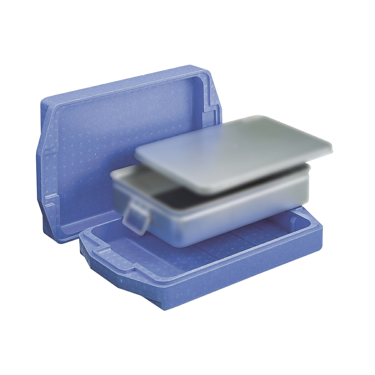 サイズ：外寸704×429×H168mm内寸532×453×深120mm本体：重量750g　　　蓋700g材質：発泡スチロール主な用途：学校給食（アルミカン）収納保温容器※アルミ番重と蓋は別売です。コード〈26036-08〉アルミ手付番重大...