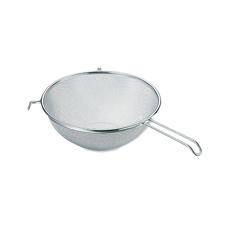 サイズ：外径190×高さ75×ハンドル120mm網目：16メッシュ材質：ステンレススチール