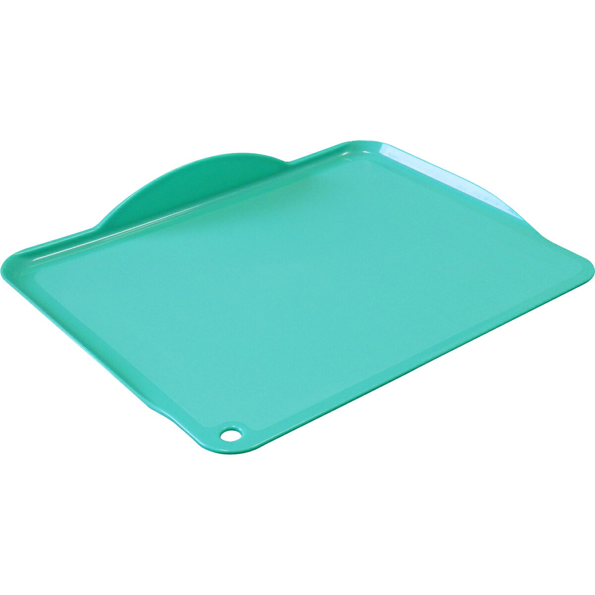 サイズ：300×235×高さ35mm質量：180g材質：ポリプロピレン・3つのフチで液体の飛び散りを防ぎ、水分は傾斜でミゾに溜まる様になっているので居間で果物を剥いたり、料理の下準備などの作業をするにはピッタリです。・自立でき省スペースで収...