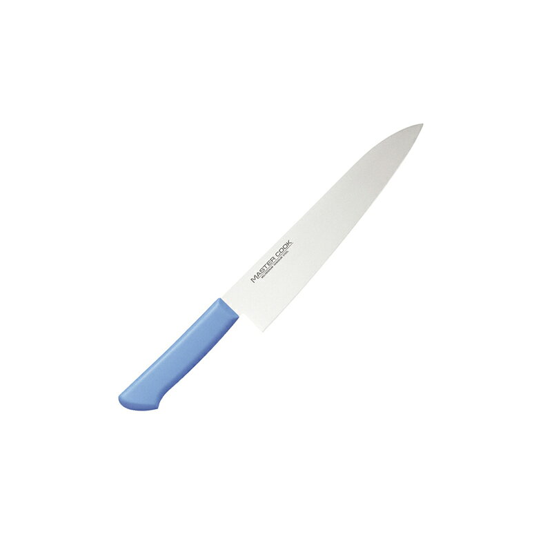 材質：刃身/モリブデンバナジウム鋼　　　ハンドル/ノバロンAGZ330(銀系無機抗菌材)入り　エラストマー樹脂（耐熱115度)
