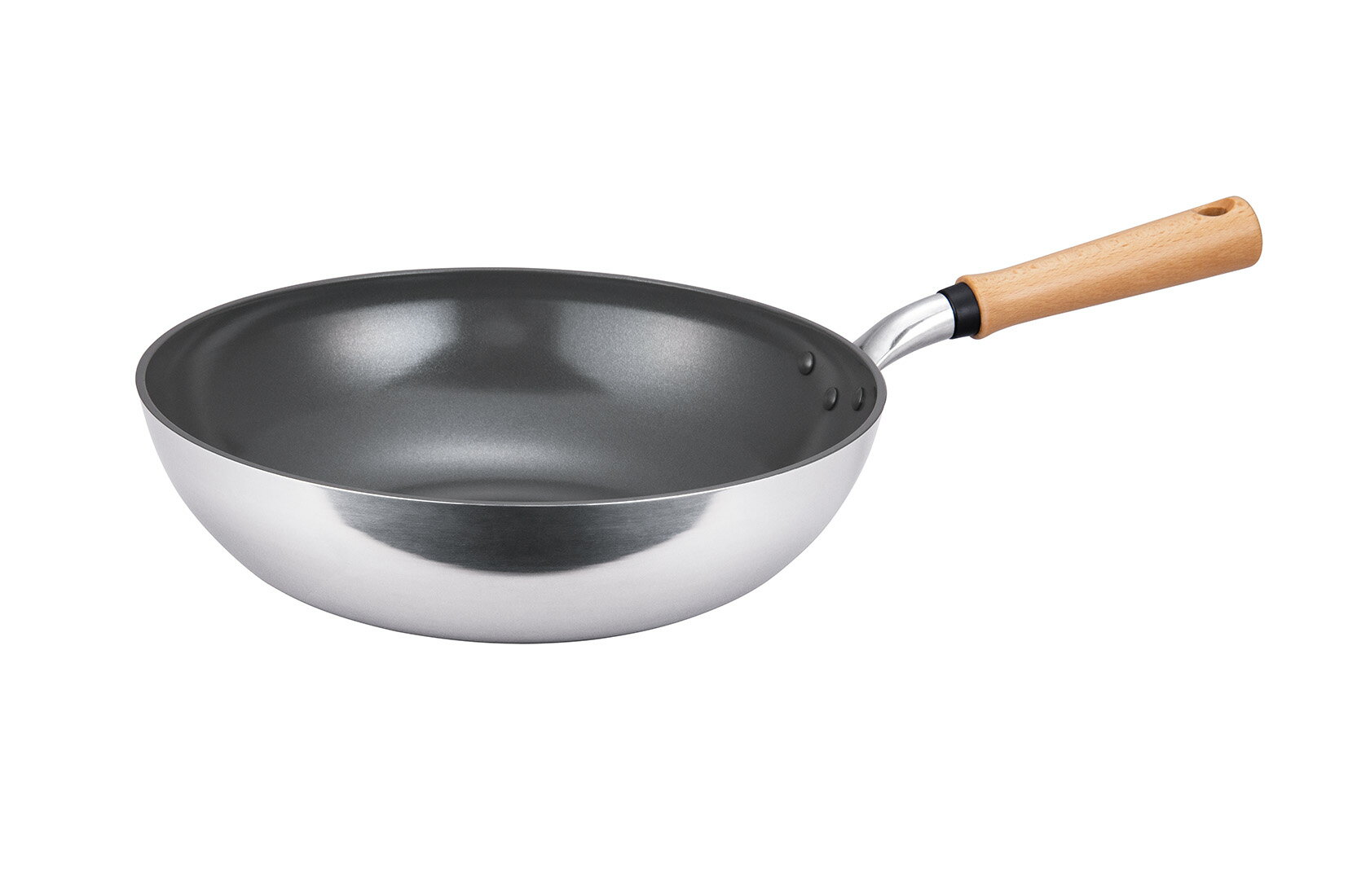 アルミ鋳物×セラミック加工で、ふっ素樹脂不使用の軽量フライパン。硬くてキズがつきにくく耐食性に優れたセラミック加工で、遠赤外線効果で食材に火が通りやすく、外はパリッと中はジューシーに美味しく仕上がります。縦309×全長(柄を含む)498×高...