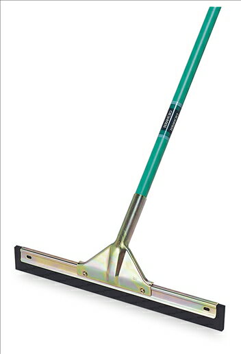 サイズ全長：1385mm、ゴム幅：約480mm重量：約790g材質：頭/スチールにクロメートメッキ、先ゴム/NBR、柄/φ25.4スチールパイプにポリエチレン接着被膜