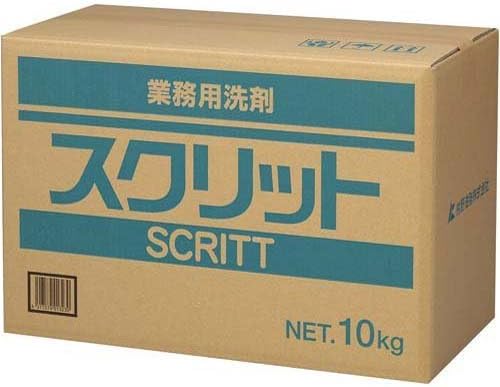 　業務用洗剤 スクリット 10kg箱まとめ買い×20箱 品名 業務用洗剤 スクリット 10kg箱まとめ買い×20箱 商品説明 作業着、タオルなどの衣料用の洗剤です。アルカリビルダーを配合し、頑固な汚れを強力に洗浄します。蛍光増白剤配合・無リ...