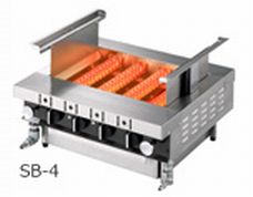 　新品・送料無料！ 建厨　ローストクック 本格タイプ　S型　魚焼・蒲焼用 S-3C ※ご注文の際はご希望のガス種をお選び下さい。 製品仕様一覧表 ■型　式 S-3C ■外形寸法 W520×D500×H232mm ■アミ面 475×330mm...