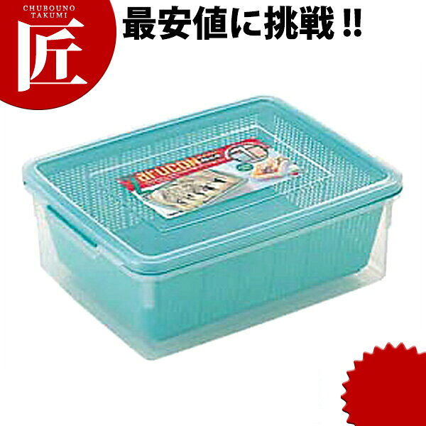 【業務用厨房機器のキッチンマーケット】ざるコン角 14L規格 : [14L]外寸縦 外寸横 深さ : 426×332×H154mm材質 : ポリプロピレン●積み重ねできるスタッキング設計※耐熱温度：-20〜120℃[ASC:R=C/R=05...