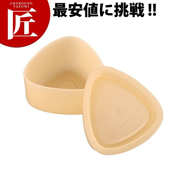 【業務用プロ道具 厨房の匠】ギュッとポン! おむすび型規格 : [ー]出来上がり寸法 ごはんの量 : 63×63×H33mm 90g材質 : ポリプロピレン●ごはんをギュッと詰めて、ポンと押し出すだけ!簡単にかわいいおにぎりが完成。●お弁当...