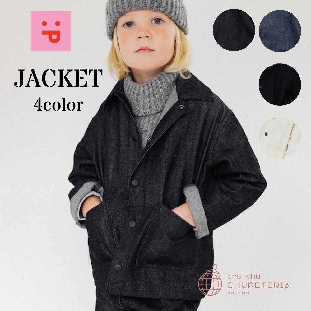 Color: CHARCOAL INDIGO BLACK ECRU Size: 1-2y(身幅 38cm/肩幅 31cm/袖丈 32cm/着丈 42cm) 2-4y(身幅 40cm/肩幅 32cm/袖丈 35.5cm/着丈 42.5cm) ...