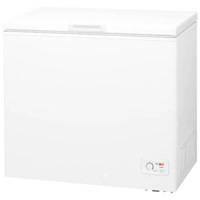 ■商品説明 冷凍ストッカー チェストフリーザー 冷凍庫 直冷式 202L 上開きタイプ 旬の食材を大切に保存。 省エネ設計、大容量202L冷凍ストッカー まとめ買いの冷凍食品もたっぷり保存 買物かご約6.1個分　収納（33L/個）の大容量ス...