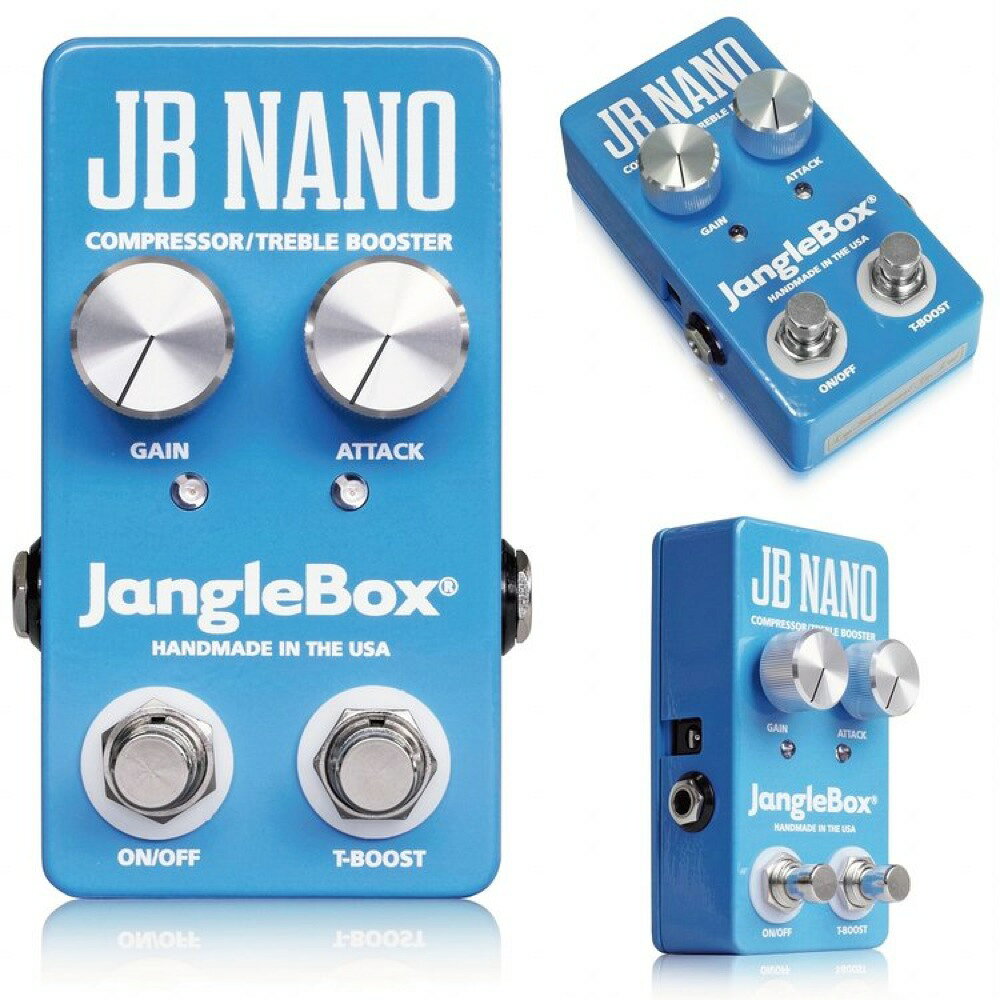 JangleBox JB Nano ギターエフェクターJangleBox / JB Nanoジャングルボックス / ジェイビーナノコンパクトでもパワフルかつ機能的な極上コンプレッサー！ここ数年、プレイヤーがペダルボードに並べるペダルのサイズ...