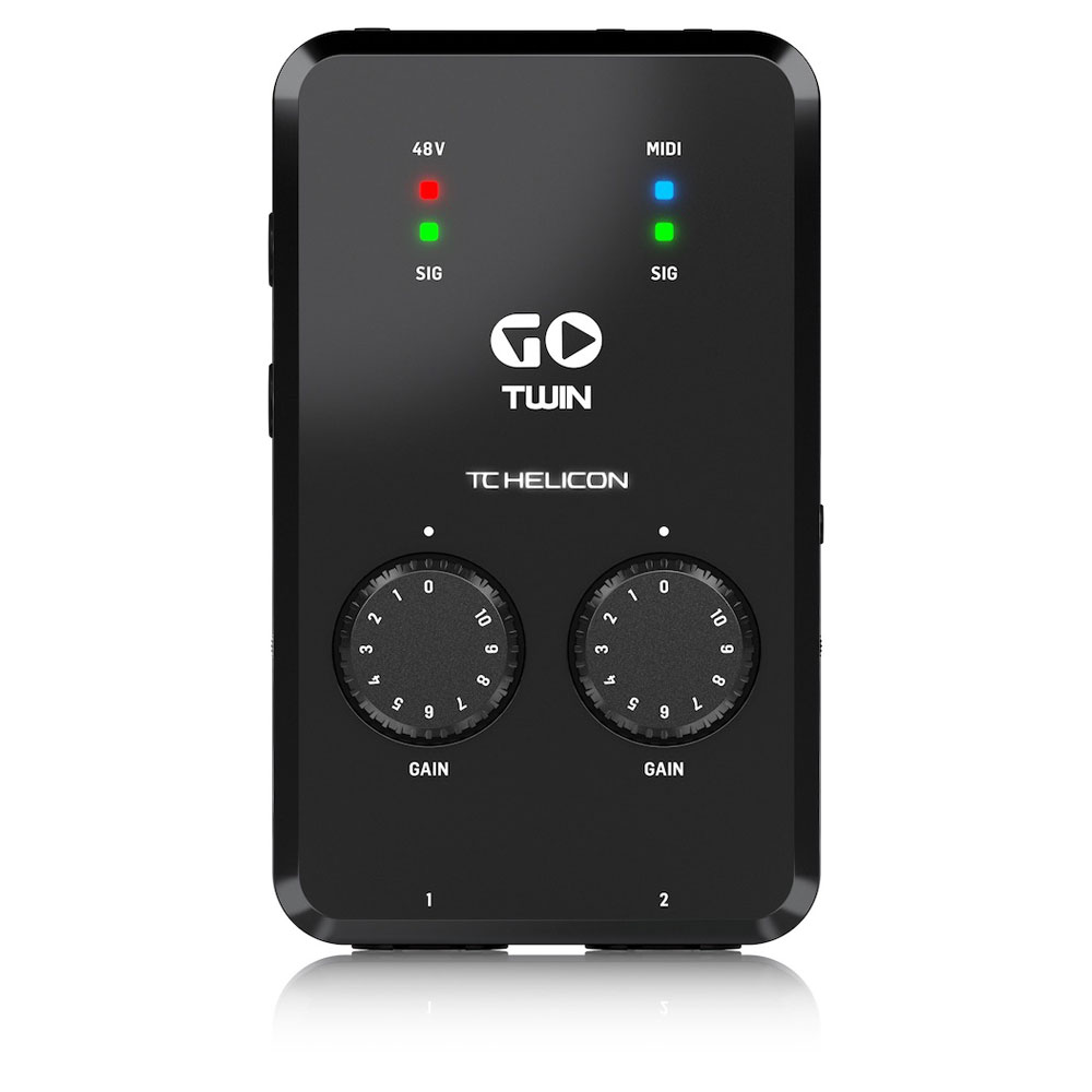 TC HELICON GO TWIN 2チャンネル オーディオインターフェイスProfessional Recording, AnywhereGO TWINはモバイルiOS、Android、Mac、PCデバイスを使っていつでもどこでも自由に...