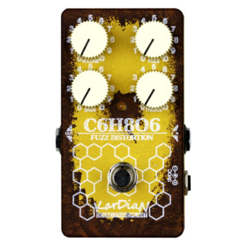 KarDiaN C6H8O6 VITAMIN C（ビタミンC） ギターエフェクター数多く存在するペダルの中でもひときわ異彩を放ち、なおかつ絶大な人気を誇るファズ。そのビンテージには魅惑的なサウンドが存在しプレイヤーの心を掴んで離しません。し...