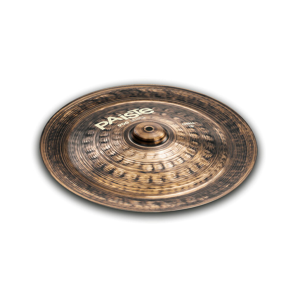 PAISTE 900 Series China 16" チャイナシンバル※画像はサンプルです。詳しくは商品説明をお読み下さい。サウンドイメージはかなり暗く、エネルギッシュなイメージ。ミディアムワイドレンジ、複雑なミックス。爆発的で破砕的なク...