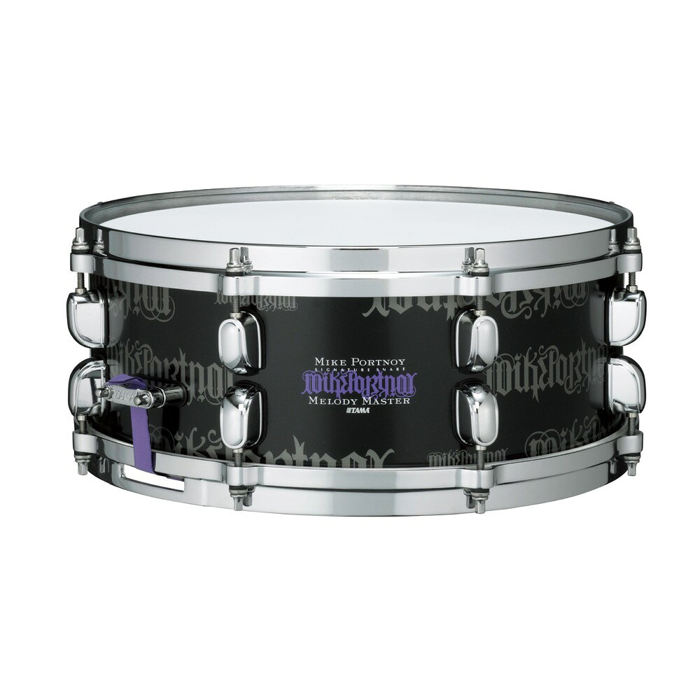 TAMA タマ MP1455BU マイク・ポートノイ シグネチャースネアドラムユニークな3-way テンション・アジャストストレイナーを装備するマイク・ポートノイのシグネチャー・スネア。ブビンガ・シェルMP1455BU は彼のメインキットと...