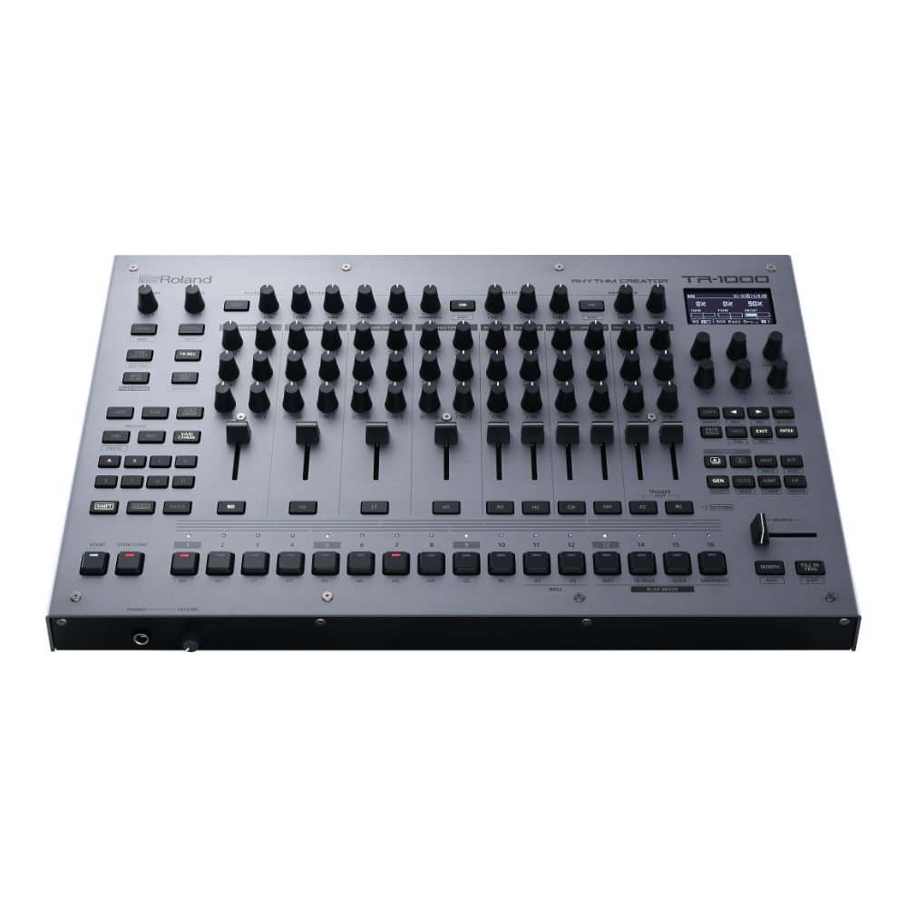 リズムマシン ROLAND TR-1000 RHYTHM CREATOR TR-808/TR-909から厳選した16種類の回路を搭載ローランド TR-808、909のアナログサウンドを継承したリズムマシン【未来の音のカタチ】TR-1000は...