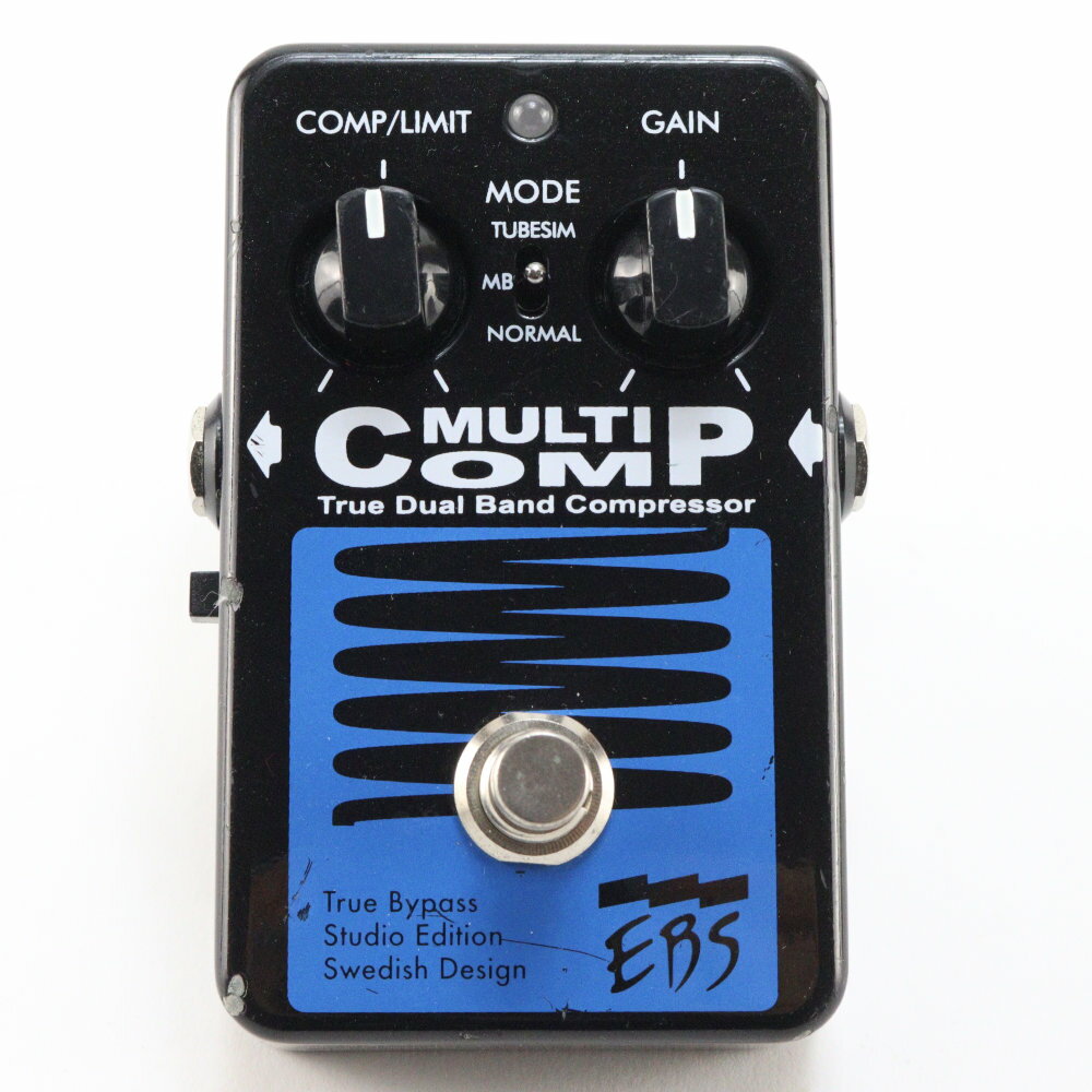 【中古】 EBS Multi Comp Studio Edition 2ノブ コンプレッサー ベースエフェクターEBS Multi Comp Studio Edition 2ノブ の中古品です。使用感のあるコンディションです。商品内容：本体...