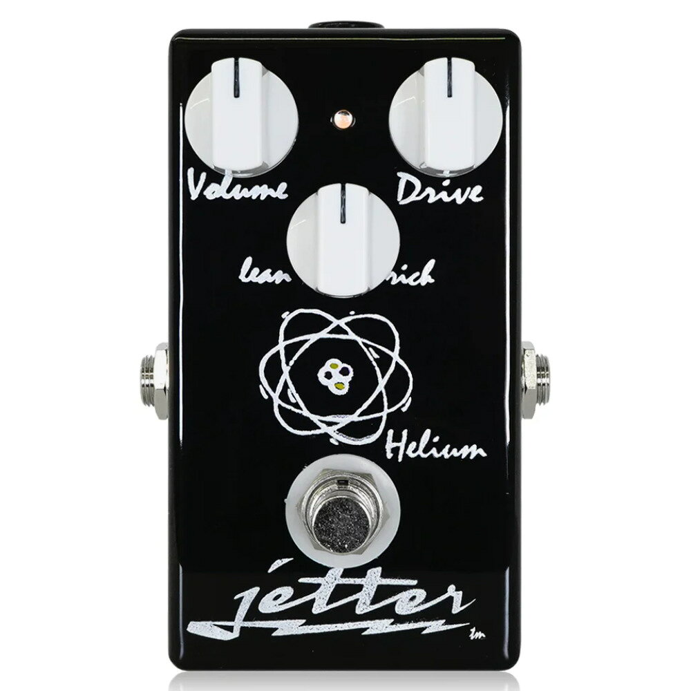 Jetter Gear ジェッターギア Helium オーバードライブ ギターエフェクターJetter Gear Heliumは、Gold Standardにも搭載されるローゲインオーバードライブです。ナチュラルでオーガニックなローゲイント...