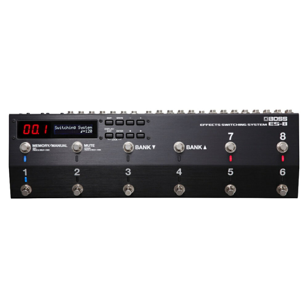 BOSS ボス ES-8 Effects Switching System エフェクタースイッチングシステムペダルボードに驚異的な表現性をES-8はハイ・エンド・ユーザーのためのソリューションという明確なミッションを持って誕生した、革新的な...