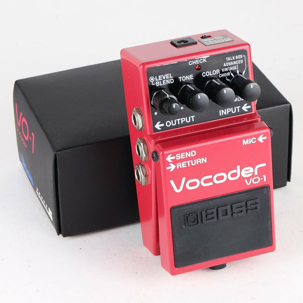 【中古】ボコーダー エフェクター BOSS VO-1 Vocoder ボコーダー エフェクターBOSS VO-1 Vocoder の中古品です。使用感のあるコンディションです。商品内容：本体・箱・取扱説明書多少の傷やスレ、塗装剝がれがありま...